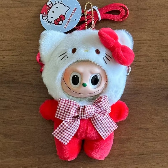 Hello Kitty | Toys | Nwt Hello Kitty Red And White Checkered Bow ...